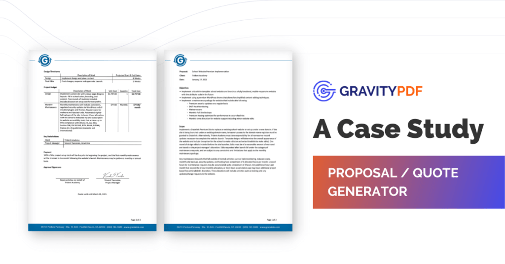 Automate Personalized PDF Documents for Gravity Forms