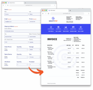 Automate Personalized PDF Documents for Gravity Forms